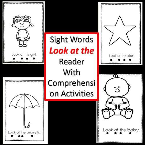 Look At The Sight Word Reader Comprehension Activities by Pint Size ...