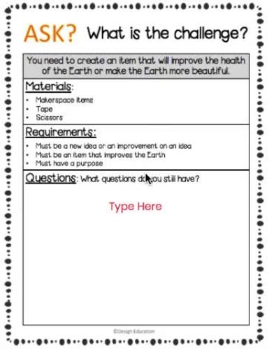 Earth Day STEM Project | Engineering Design Challenge | Recycled Materials