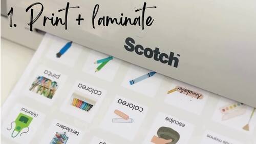 Mini Visual Instruction Cards for Art by The Color Forest | TPT