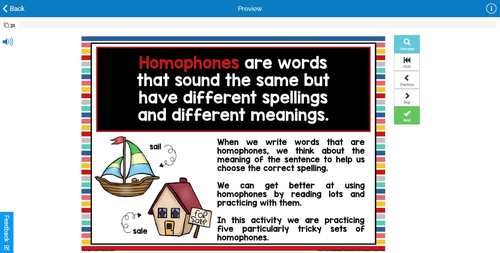 Tricky Homophones Boom Cards by Second Grade Smiles | TPT