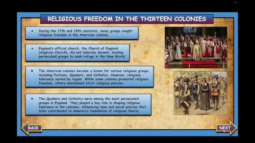 Quakers and Catholics Colonial America Powerpoint.William Penn ...