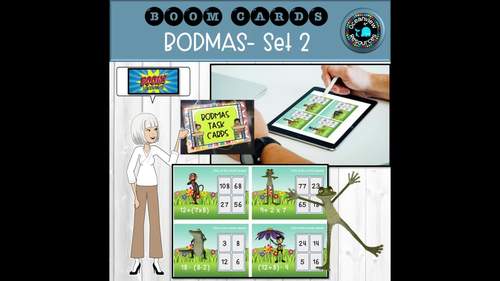 BOOM CARDS-Order of Operations Set 2 by Oceanview Resources | TPT