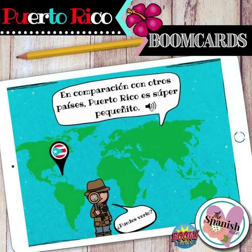 Geografía, Cultura y Tradiciones de Puerto Rico / BOOMCARDS by The ...