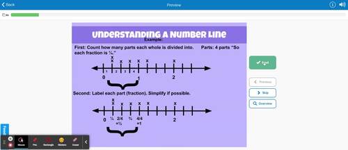 5.MD.2 - 5th Grade Understanding a Line Plot with Fractions Boom Card ...