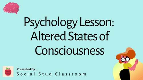 Altered States of Consciousness: Psychology Lesson with Guided Notes