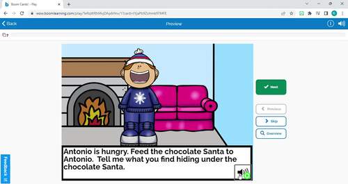 Multisyllabic 4 Syllables: Feed Antonio the Chocolate Santa. | TPT