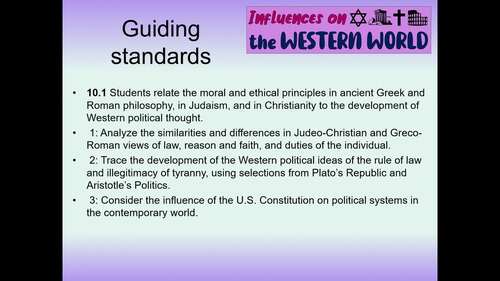 The Western World (10th Grade Intro Unit) EPIC 100-slide PPT | TPT