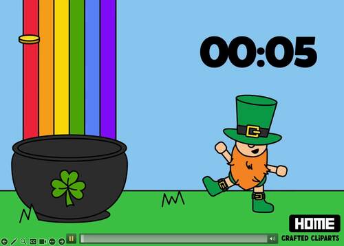 St. Patrick's Day Visual Timer Countdown Classroom Management Tool ...