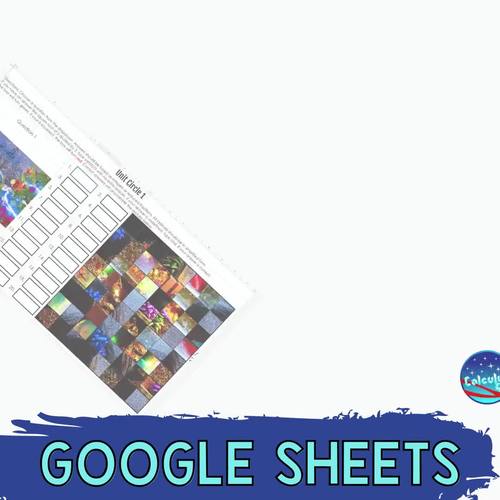 Unit Circle 1 - Holiday Version | Digital Activity Google™ Sheets by ...