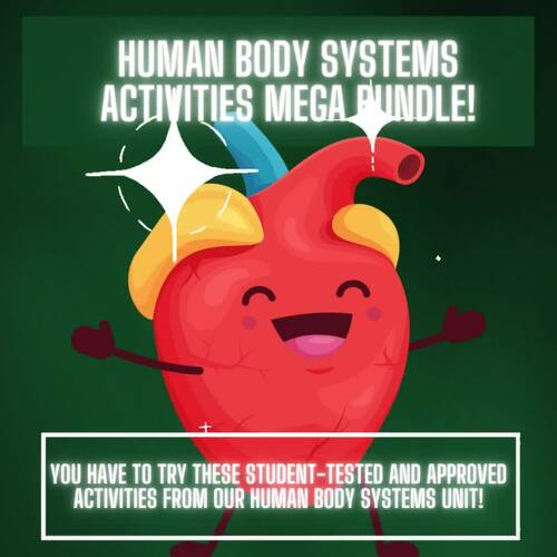 Human Body Systems Activities Mega Bundle! | TPT