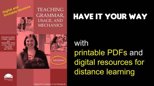 Teaching Grammar, Usage, and Mechanics High School by Pennington Publishing