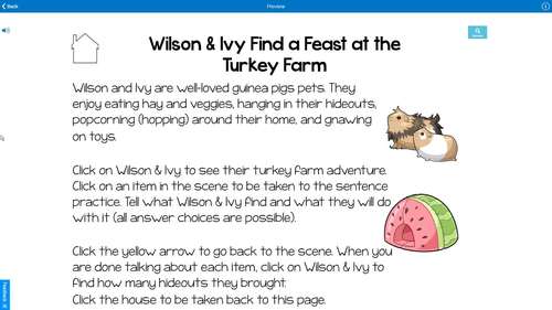 Turkey Farm Interactive Book Boom Cards™️ | Thanksgiving Speech Therapy