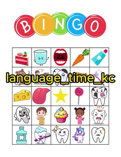 Preschool Dental Health Bingo – Fun Brushing Teeth Game for Kids