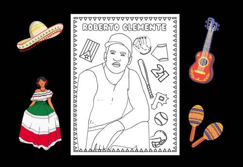 Hispanic Heritage Month Coloring Pages | Famous Hispanic Figures & Icons