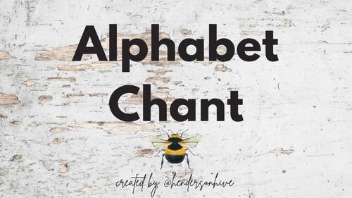 ABC Chant Movie by Henderson Hive | TPT