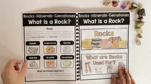 Rocks and Minerals - Gemstones - Geology Interactive Science Notebook