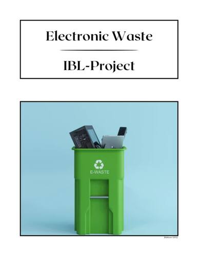 Electronic Waste: COMPLETE IBL Project with TEMPLATES | TPT