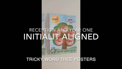 Tricky Words Trees: Year One Sets 1-13, posters/flip books (Initialit ...