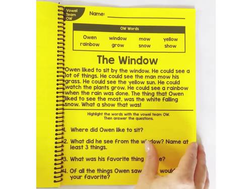 22 TRUE Decodable Passages - CVCE, Vowel Teams, Bossy R, Diphthongs + MORE!