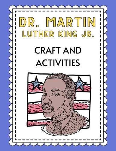 Dr. Martin Luther King Jr. Craft and Activities MLK Coloring Pages