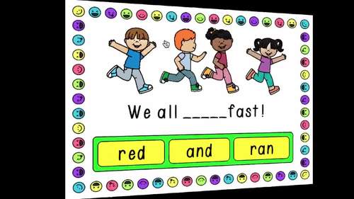 Sight Words Sentences Interactive PowerPoint Game Primer 67-92 Digital ...