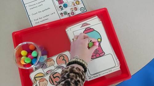 Bubble Gum Count 1-20 Activity by Fun Hands-on Learning | TPT