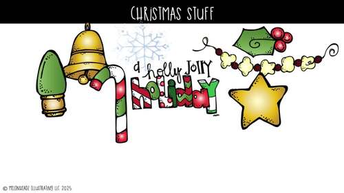 Christmas Stuff clip art, Christmas Cookie clip art COLORED Version