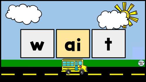 Vowel Teams AI and AY | Digital Phonics Whole Group | PowerPoint ...