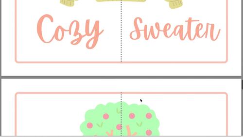 Fall Matching Cards – Fun Autumn Activity for Kids by PearAndApricot