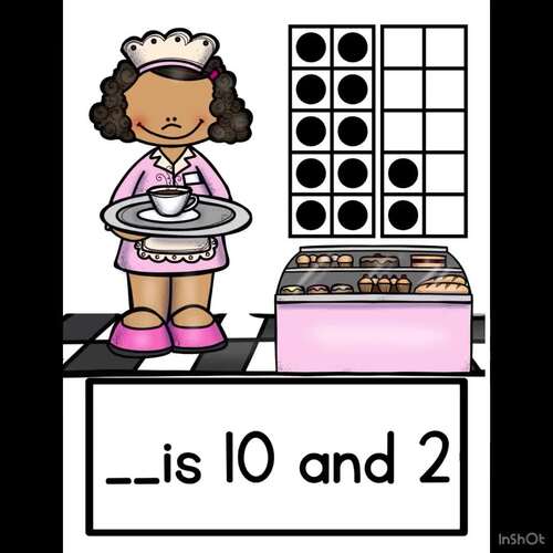 Kindergarten | Teen Numbers 11–19 | Task Cards | Summer Cafe | TPT