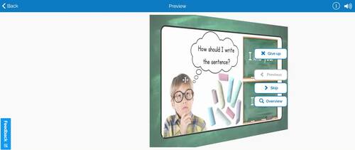 Spaces Between Words Concepts of Print Boom Cards by The Creative Critter