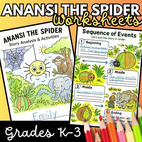 Anansi the Spider – Story Activities | African Folktale | Reading ...