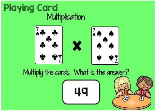 Playing Card Multiplication - Boom Cards | TPT