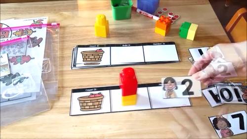 Pre-K & Kinder | Math & Literacy Activity Centers | Year Long Bundle