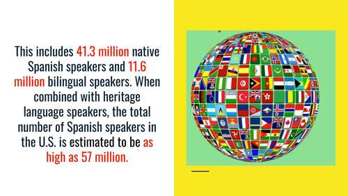 Why Learn Spanish PPT & Handouts by Gringa Goods | TPT