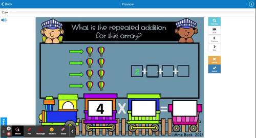 BOOM™ Cards: Repeated additions and multiplication by GroovyGarden