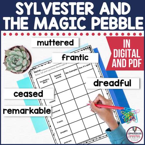 Sylvester and the Magic Pebble by William Steig Activities in Digital ...