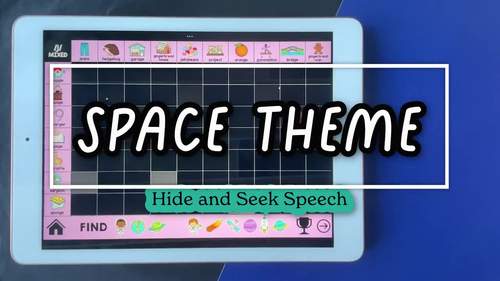 Hide and Seek Speech - Articulation Game - Space Theme - PPT & Boom Cards™