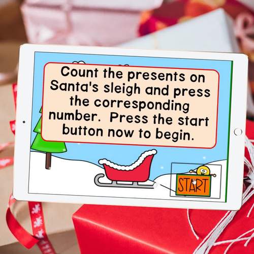 Find the numbers 0 to 10 Boom cards | Santa's Sleigh by LOL - Life of ...