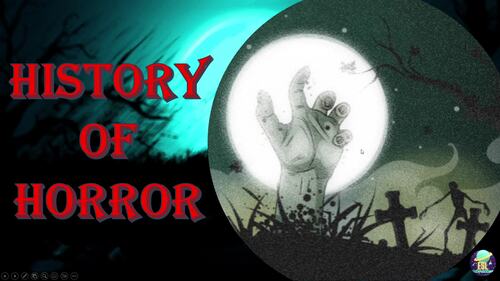 History of Horror. ESL PowerPoint Lesson for Adults at a B1/B2 Level of ...