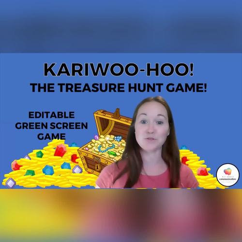 GREEN SCREEN Articulation Game: EDITABLE VERSION/Distance Learning