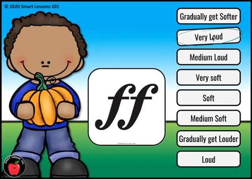 FALL DYNAMIC BOOM CARDS™ Music Distance Learning Music Activity Google ...