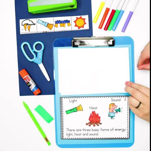 Forms of Energy Interactive Reader for Light, Heat and Sound Activity Book