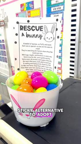 Adopt a Bunny Classroom Project | Spring SEL + Writing + Craft | Adopt ...