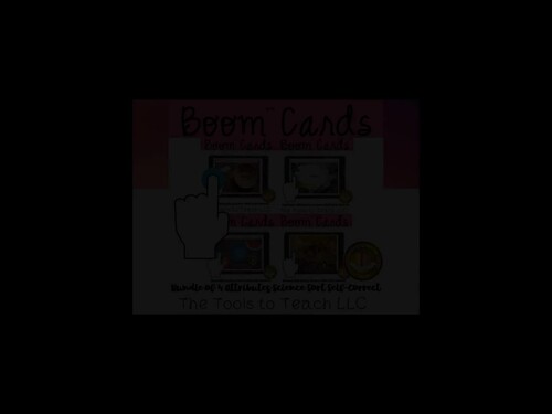 Bundle Boom™ Cards Attributes Science 4 Sorts Self-Correct Grade 1