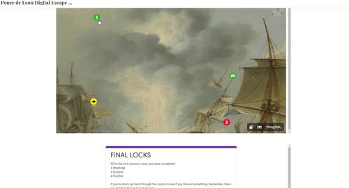 Ponce de Leon DIGITAL ESCAPE ROOM for Google Drive® by Think Tank