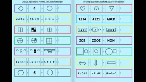Analogy Drawing Worksheet: Cognitive Growth & Logic Boost (Age 2-5 Years)