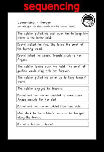 Anzac Biscuits ~ A week of literacy activities by Miss Simplicity