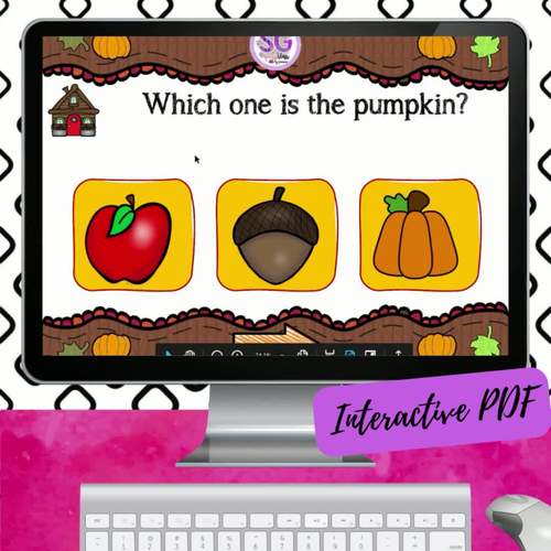 All About Fall Language Theme (Boom Cards and Interactive PDF included)
