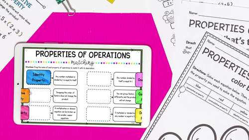 Properties of Operations Multiply & Divide - 3rd Grade Math 3.OA.B.5 ...